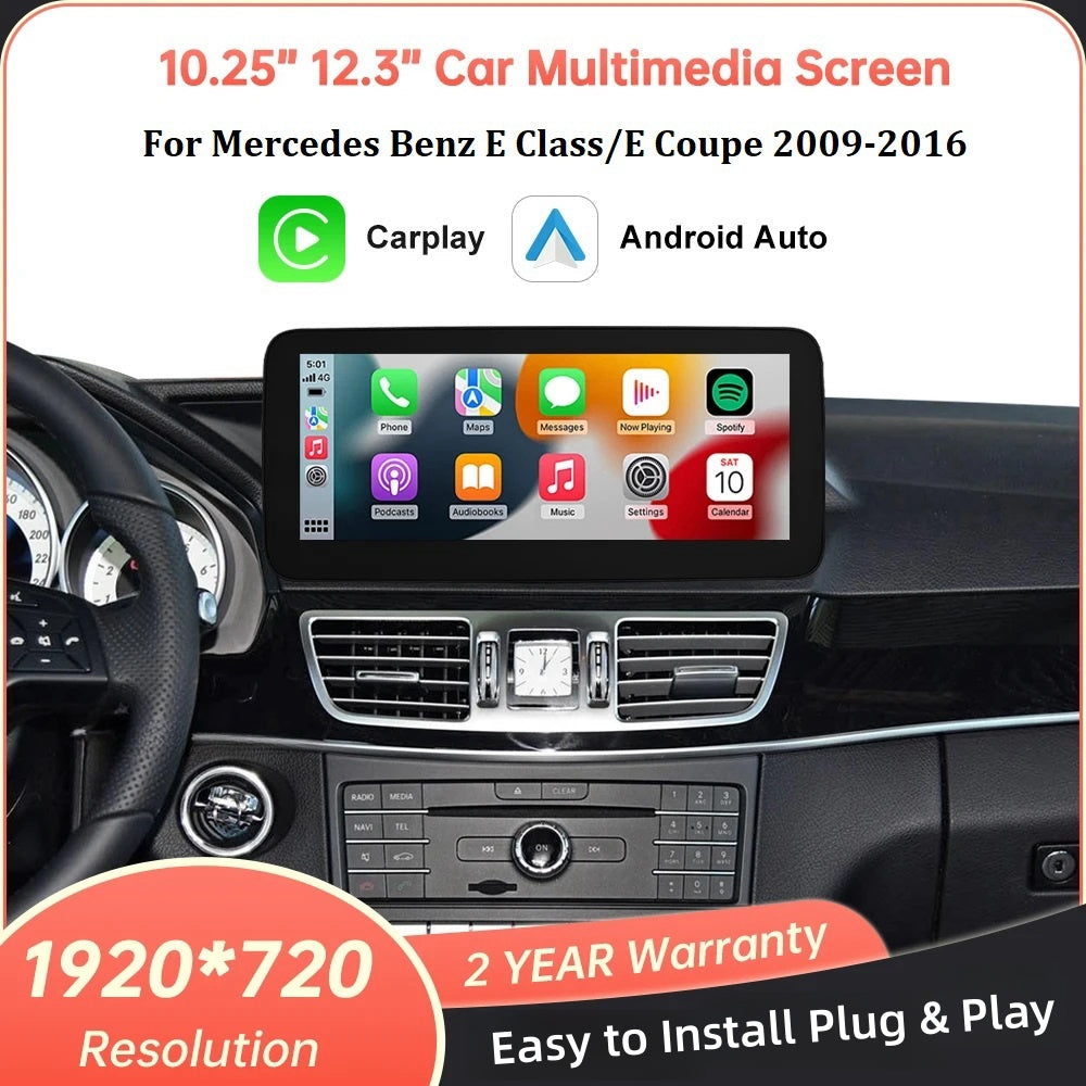 Mercedes Benz E Class/E Coupe W207 2009-2016 Wireless Apple CarPlay ...